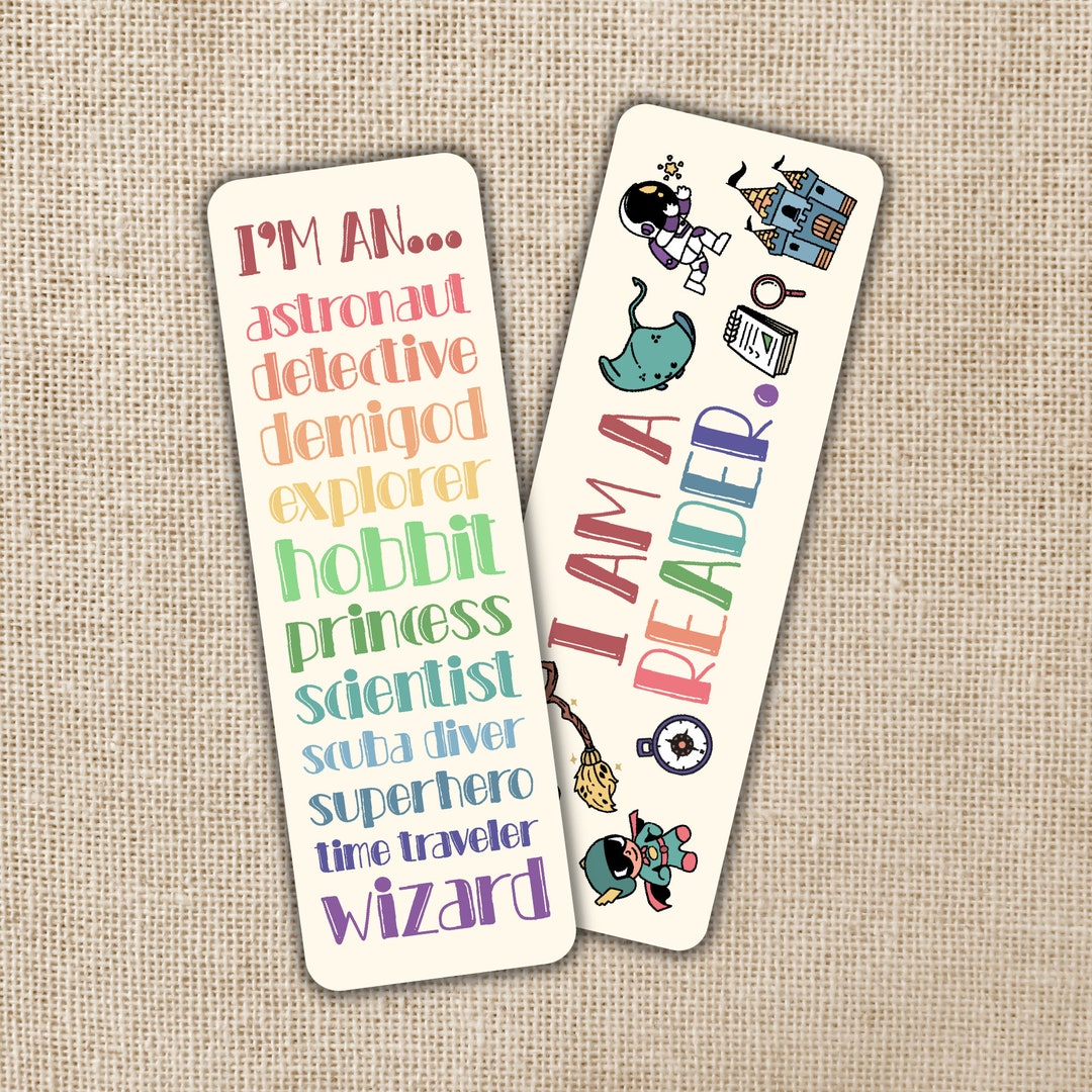 I'm a Reader Bookmark Bookmark for Kids Young Reader - Etsy