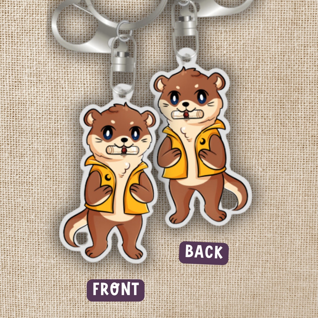 Crescent City Otter Keychain Sarah J. Maas - Etsy