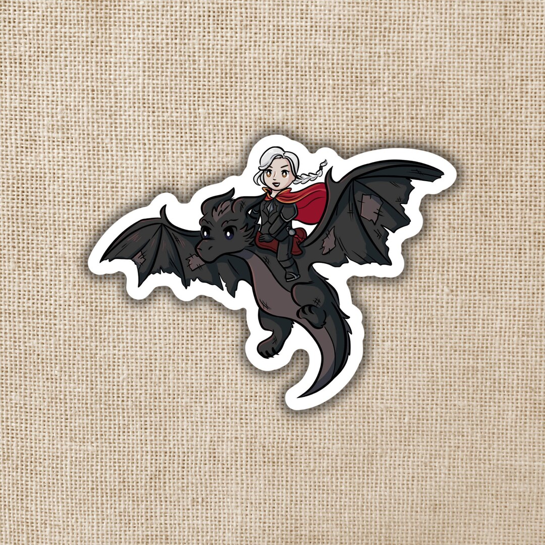 Manon Riding Abraxos Sticker Throne of Glass Inspired - Etsy