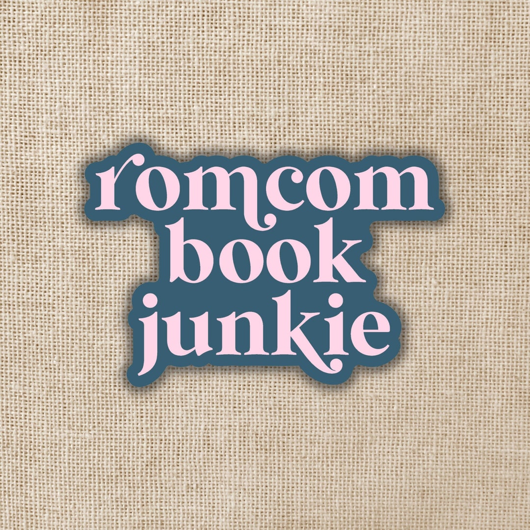 Romcom Book Junkie Sticker Gift for Book Lovers - Etsy