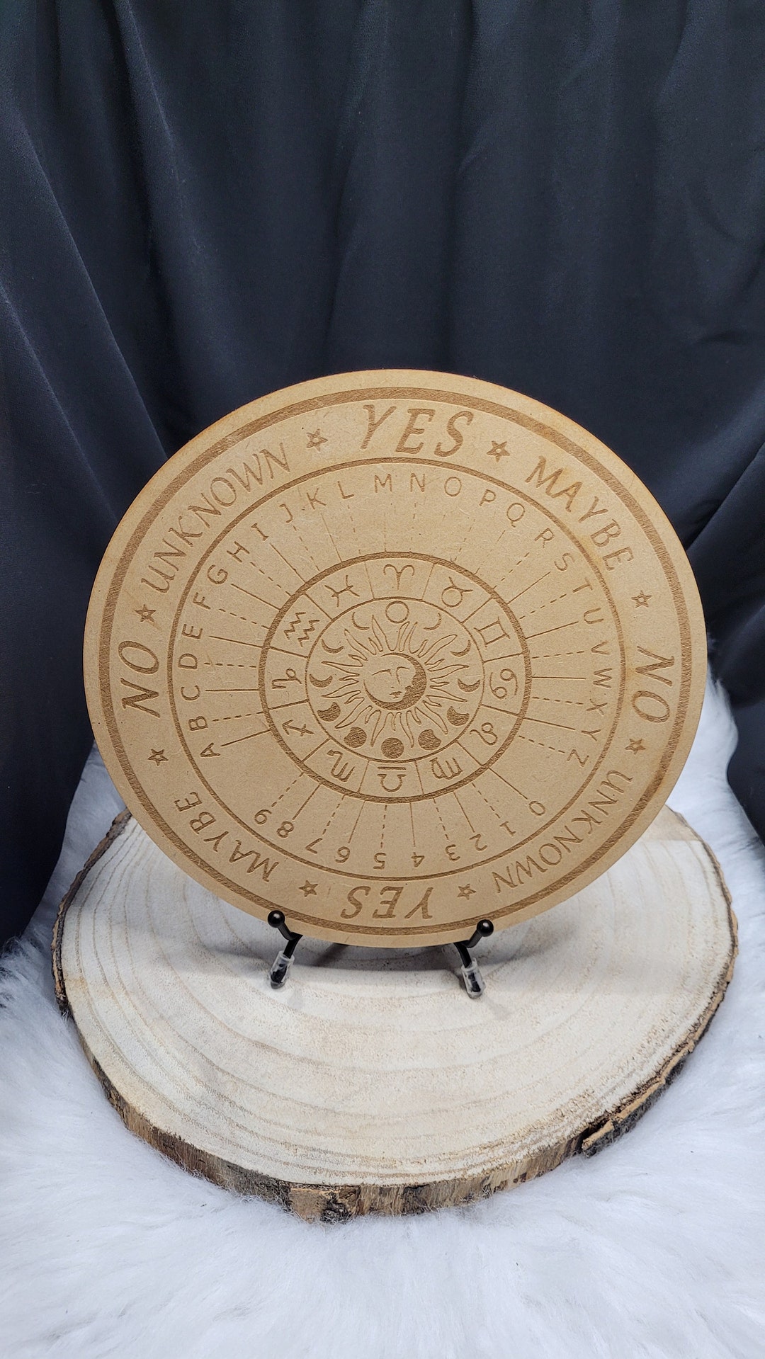 Astrology Pendulum Board With Zodiac Signs Made of Wood - Etsy