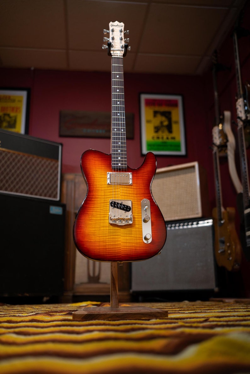 Gunderson Guitar Telecaster 2024 Flame Maple Cherry Burst - Etsy