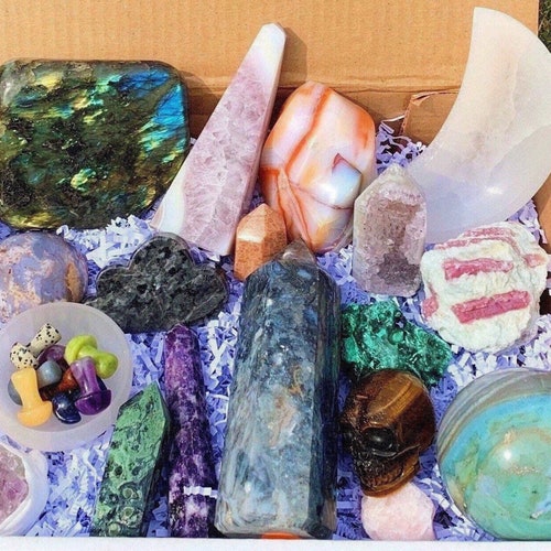 Crystal Mystery Box Healing Crystals Intuitively Picked - Etsy