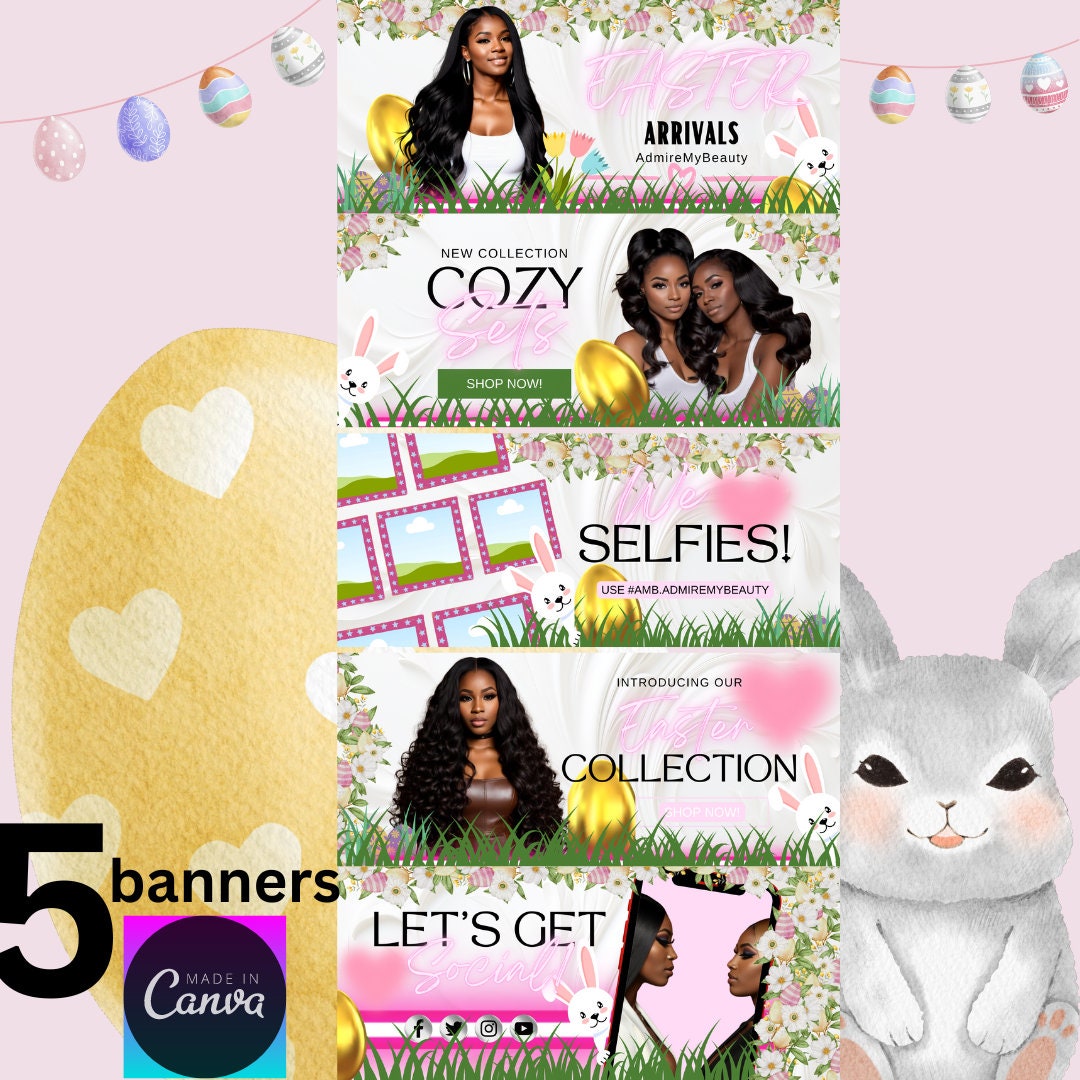 EASTER WEB BANNER - Etsy