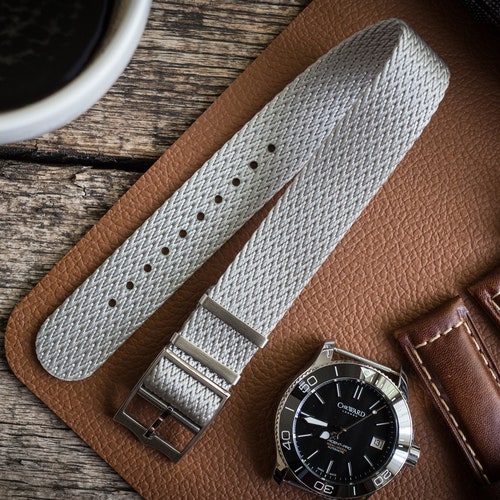 Black Premium Slip Through Watch Strap 20 & 22mm - Etsy