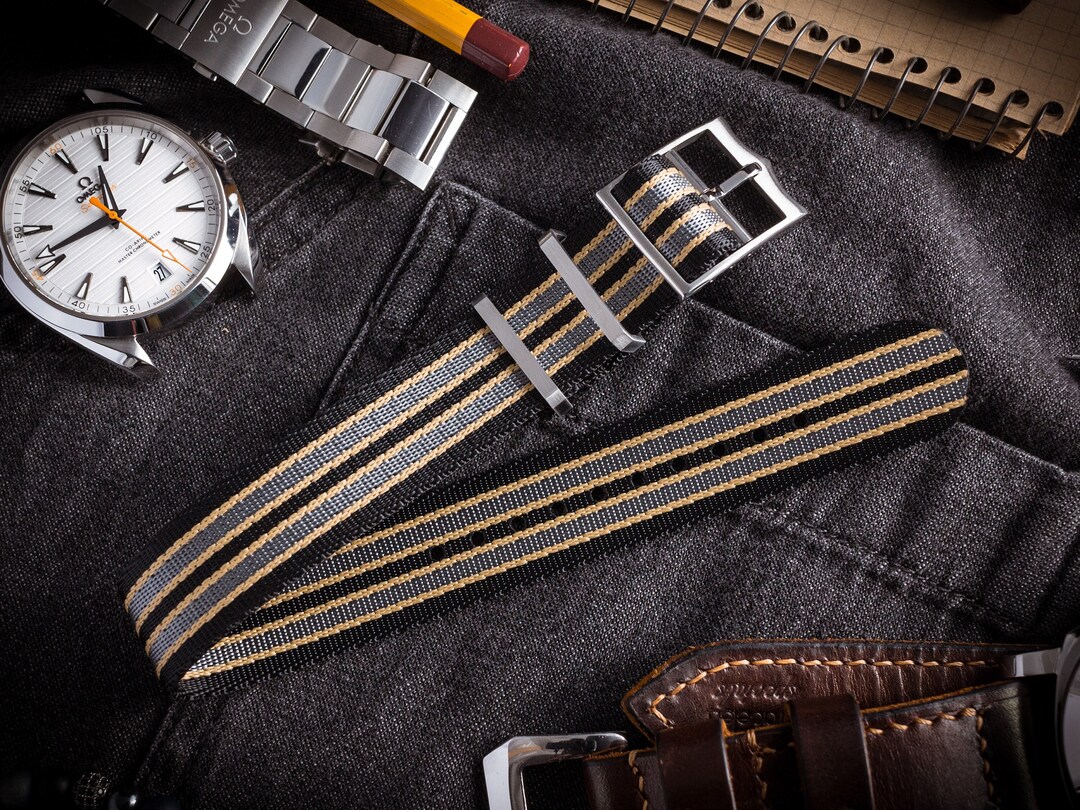 James Bond – Black, Grey, Beige – Adjustable Single Pass Slip Through ...