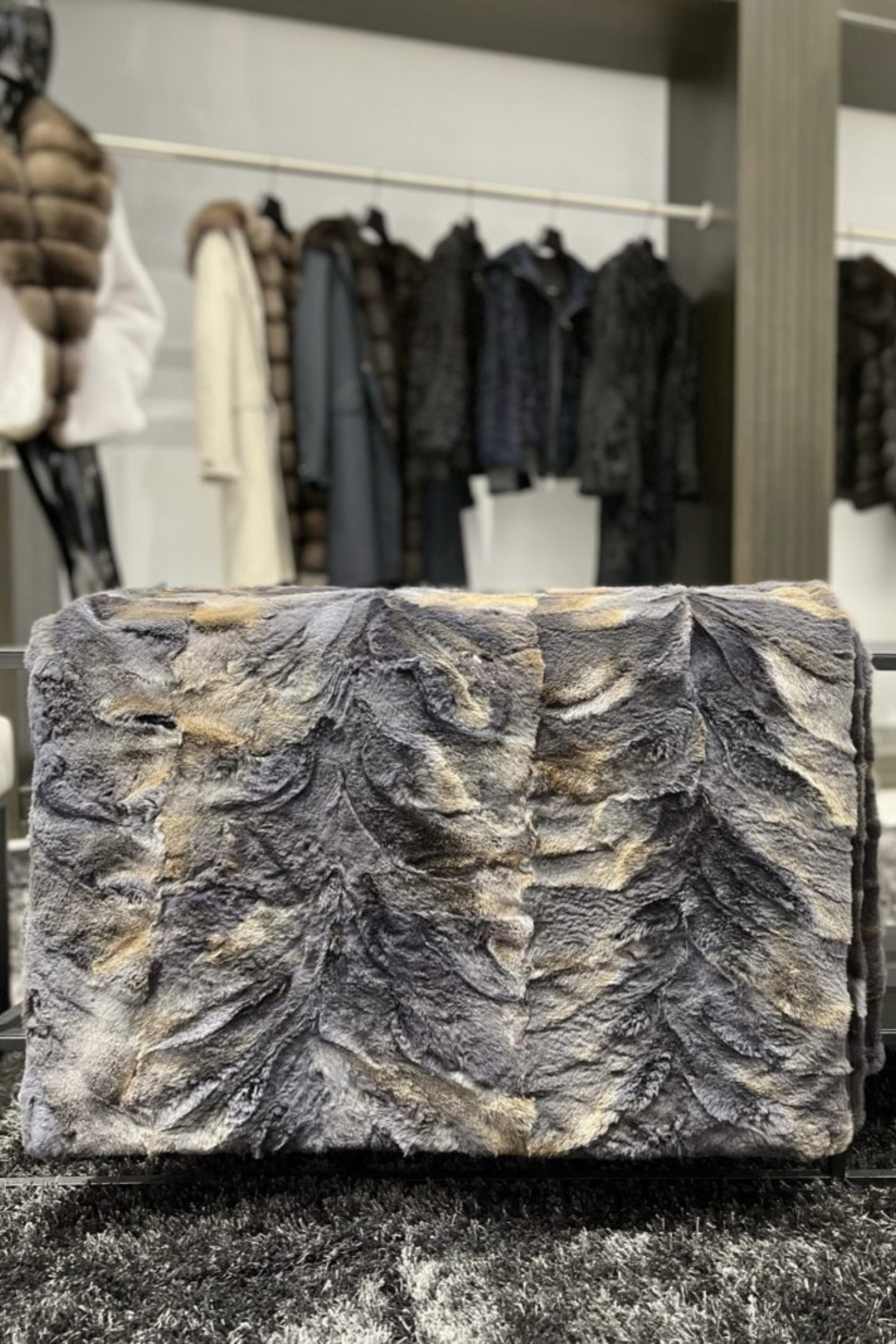 Sheared Fox Fur Throw. Luxury Living Room With Real Fur - Etsy