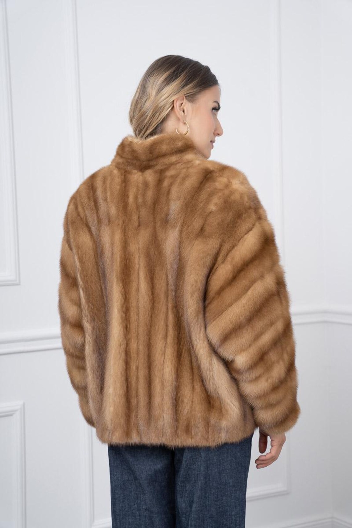 Vintage Gold Mink Jacket - Etsy Canada