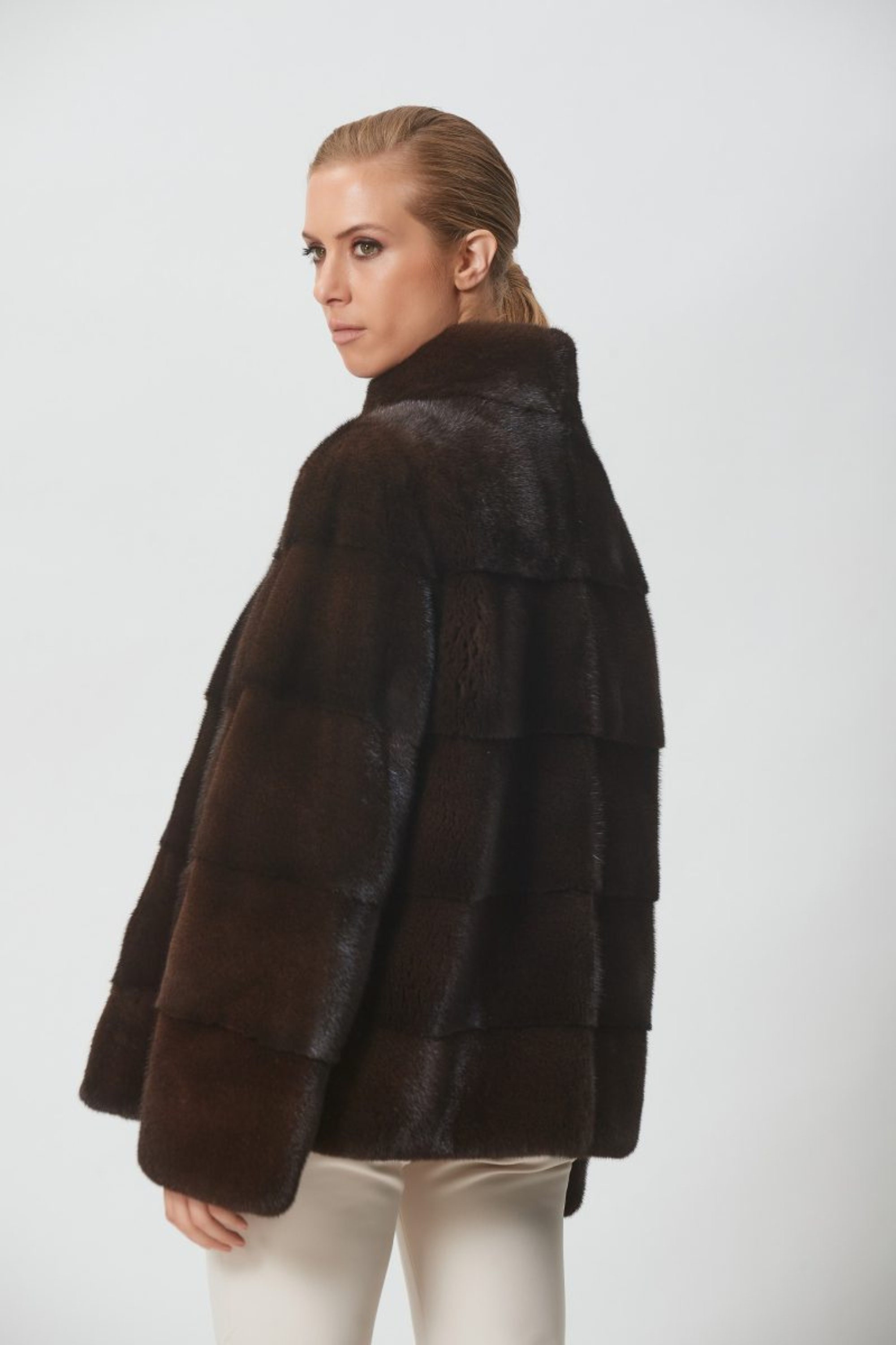 Mahogany Mink Fur Short Jacket: Kopenhagen Fur - Etsy