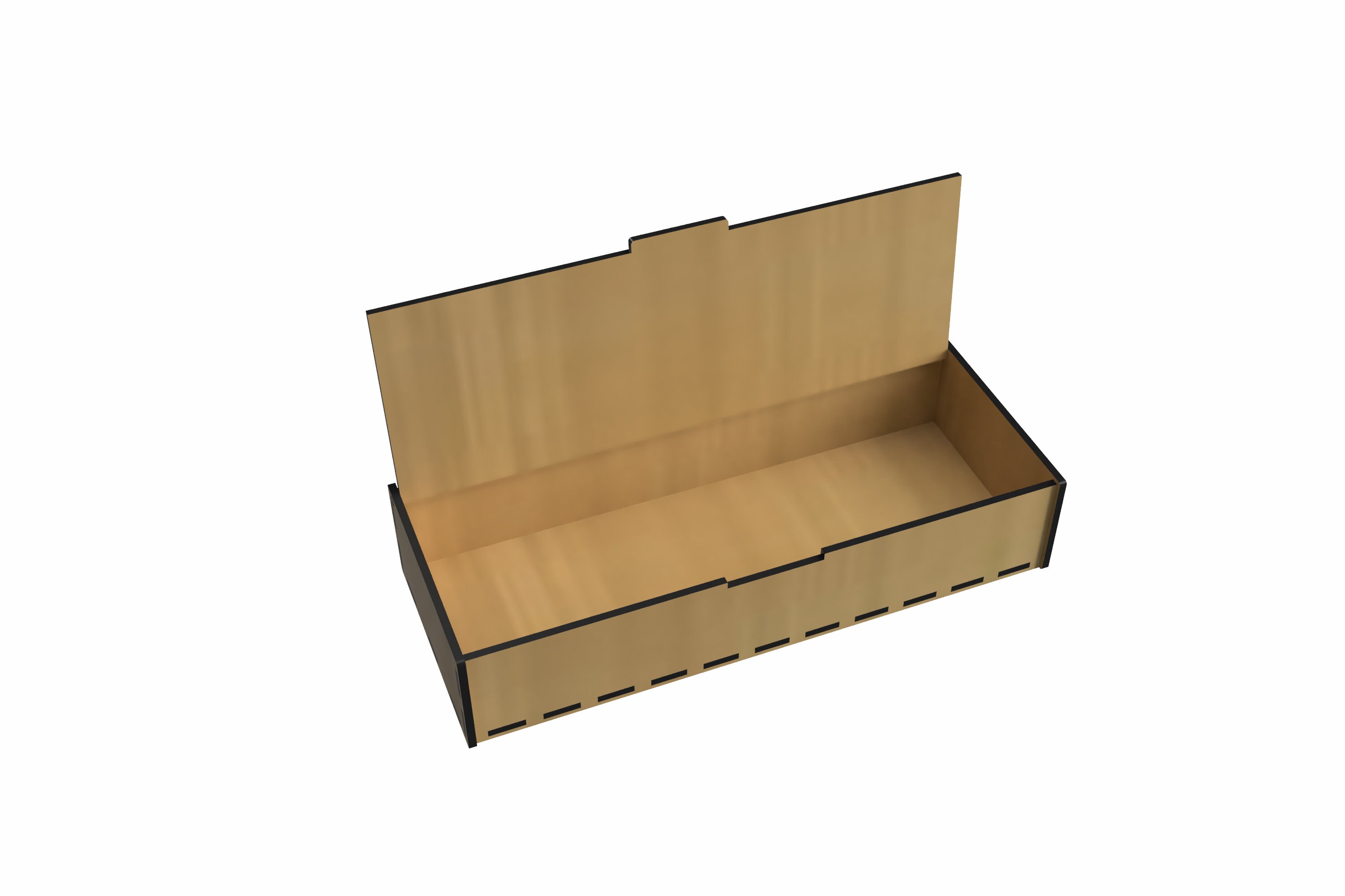 25cm X 10cm X 5 Cm Laser Box Cut Files, Laser Svg, Laser Cut Template ...
