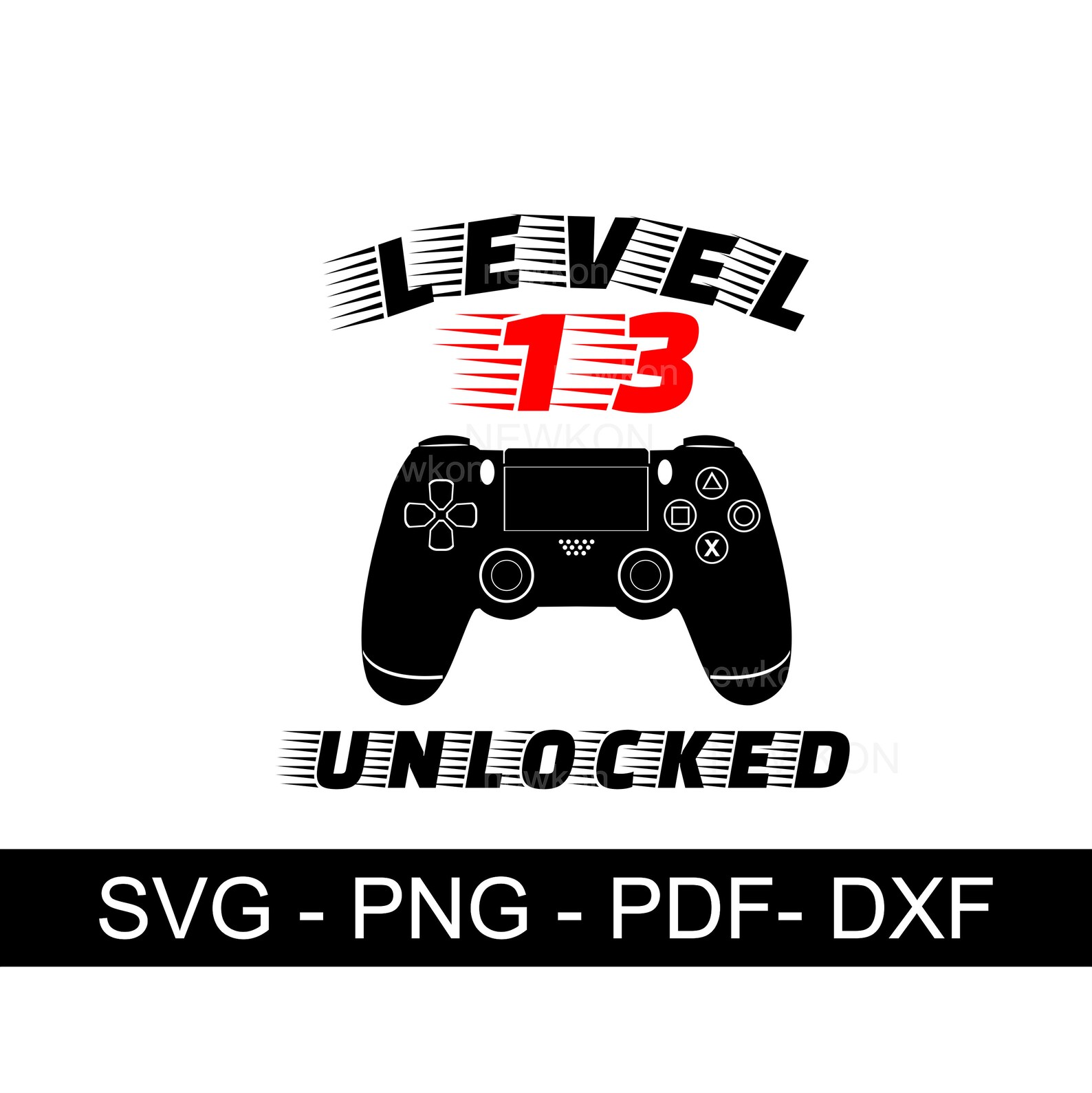 Level 13 Unlocked Svg 13th Birthday Svg My 13th Birthday | Etsy