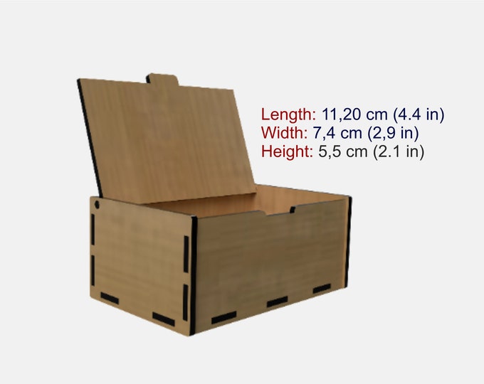 Laser Box Cut Files SVG, DXF, Laser Svg, Laser Cut Template, Laser ...