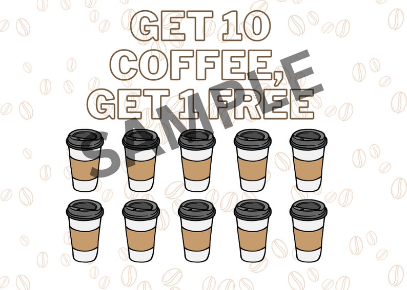 Restaurant Stamp Card Restaurant Coffee Shop Hamburger Pizza Restaurant ...