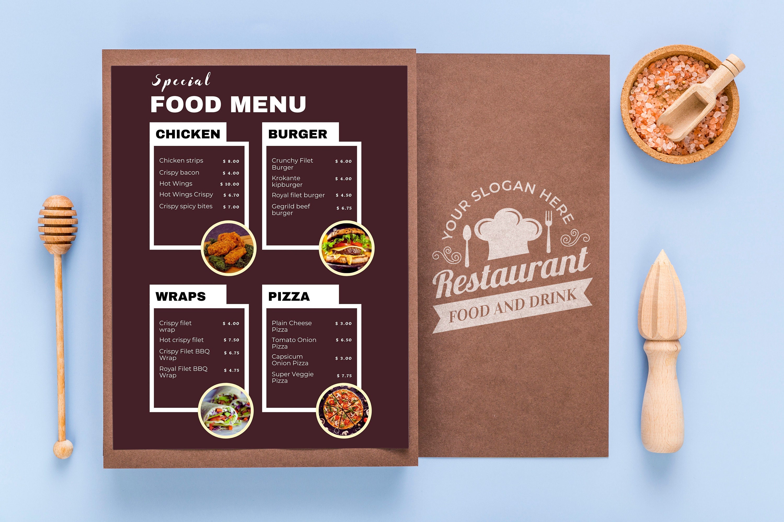 Food Menu Editable,menu Template,restaurant Cafe Food Menu,menu Design ...