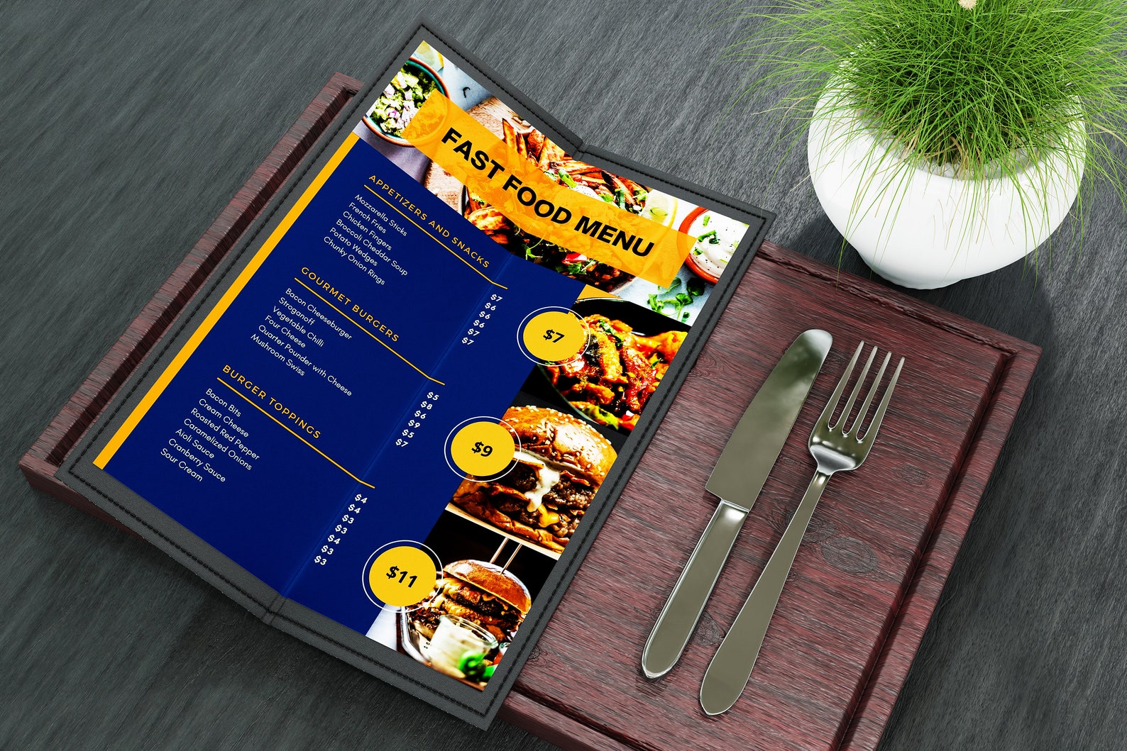 Canva Editable Restaurant Menu,menu Flyer Template, Menu Design, Food ...