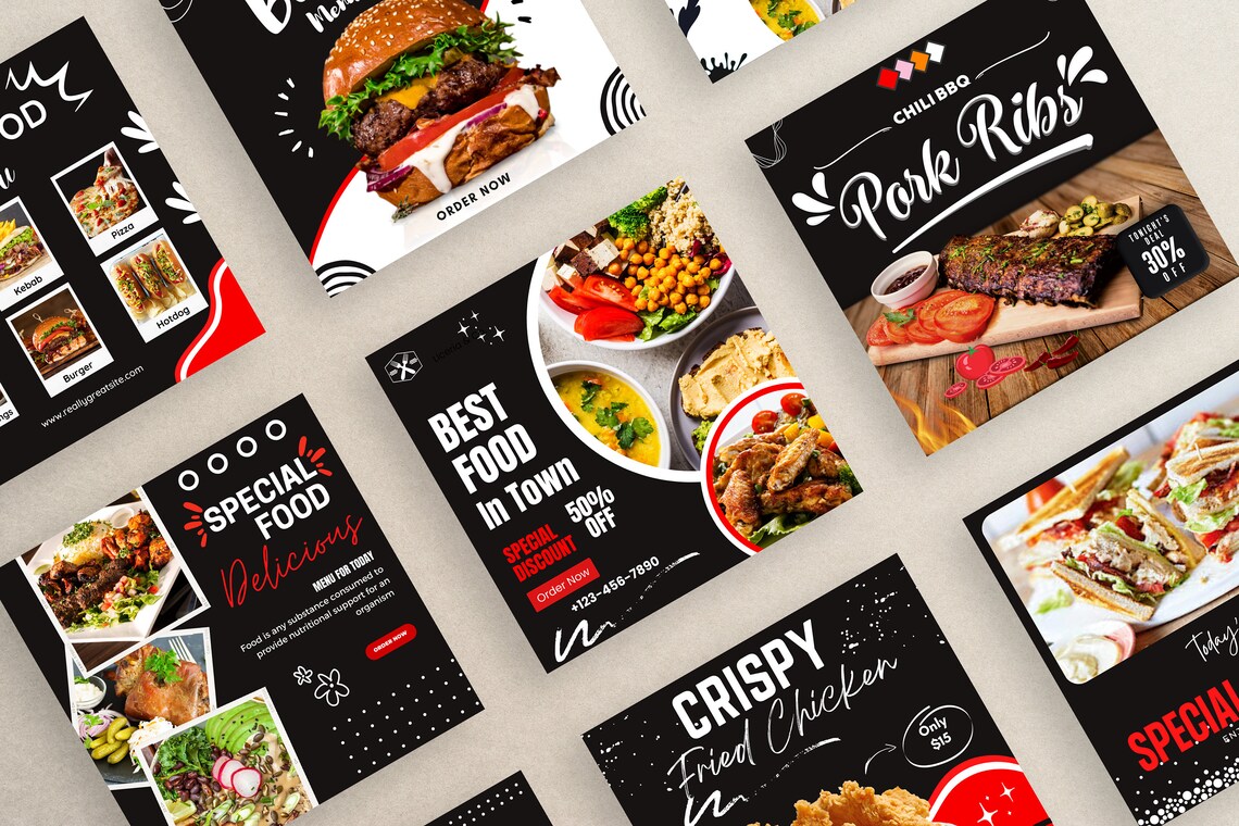 Canva Restaurant Food Menu, Menu Restaurant, Menu Template Restaurant ...