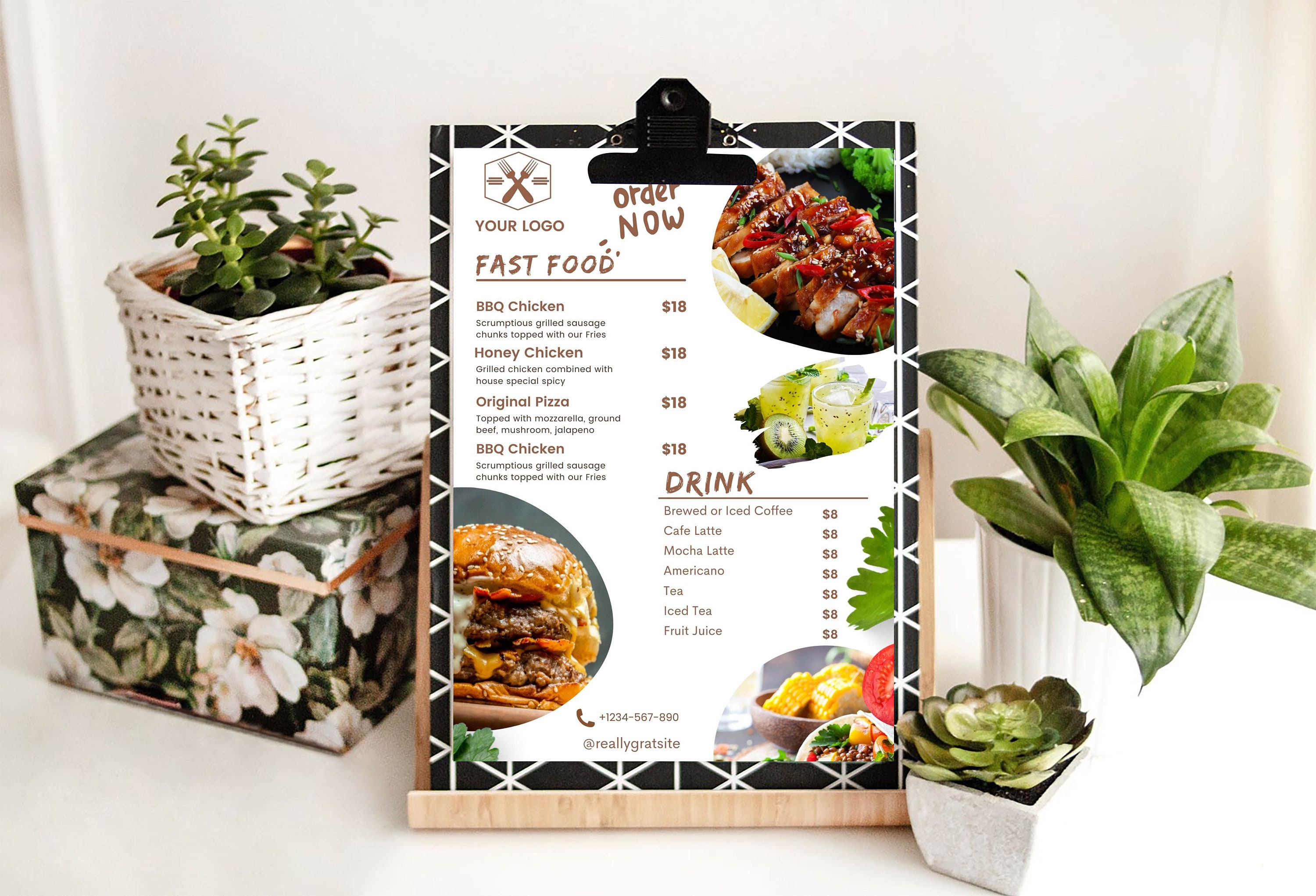 Food Menu Flyer Template,restaurant Menu,canva Editable Menu, Menu ...