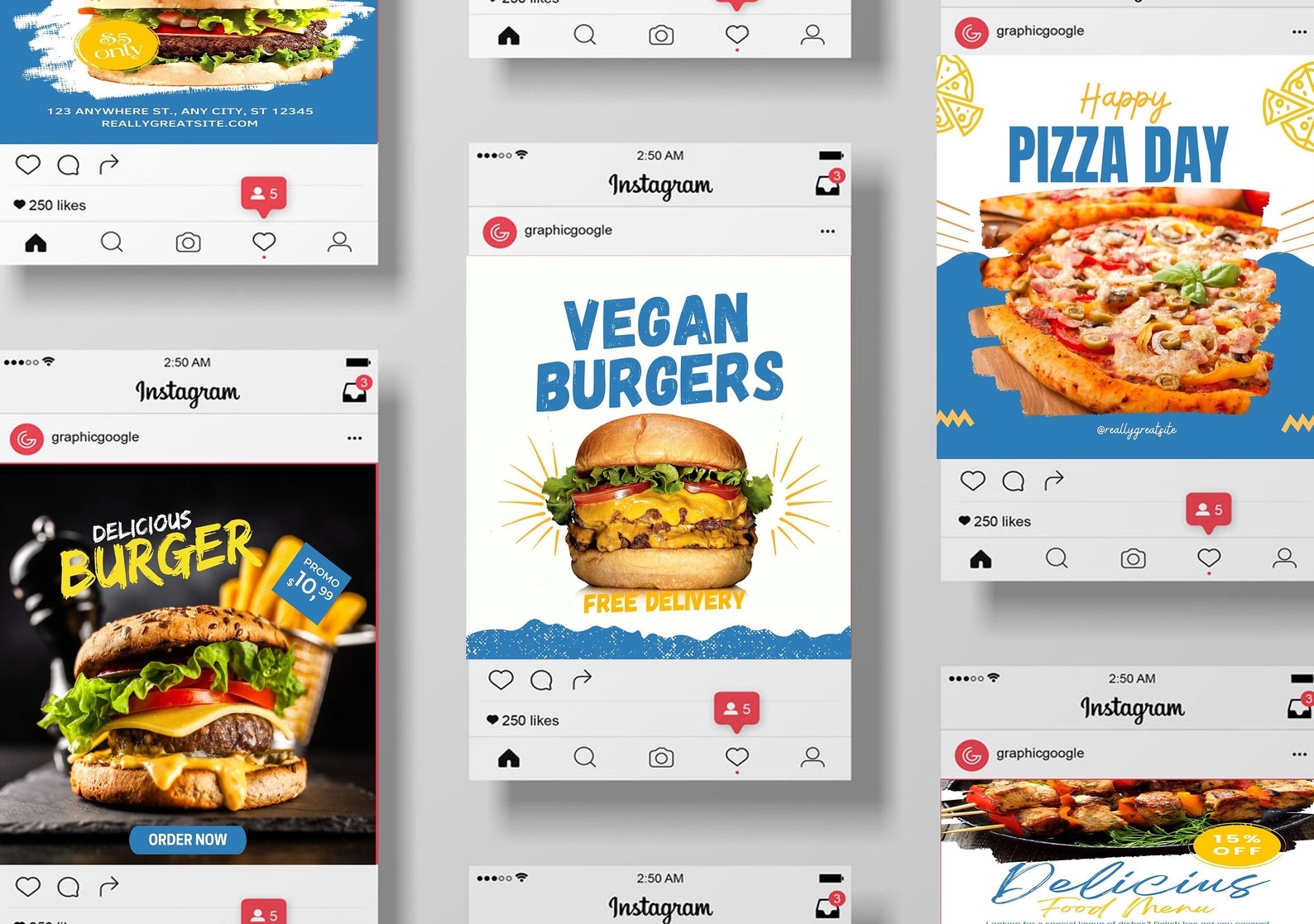 Editable Food Instagram Template,food Instagram Story,social Media Post ...