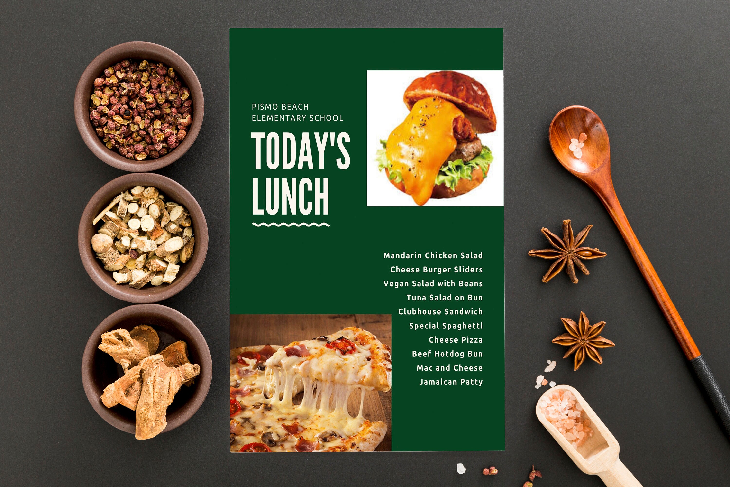 Simple Modern Food Menu Templates,printable Restaurant Menu,editable ...