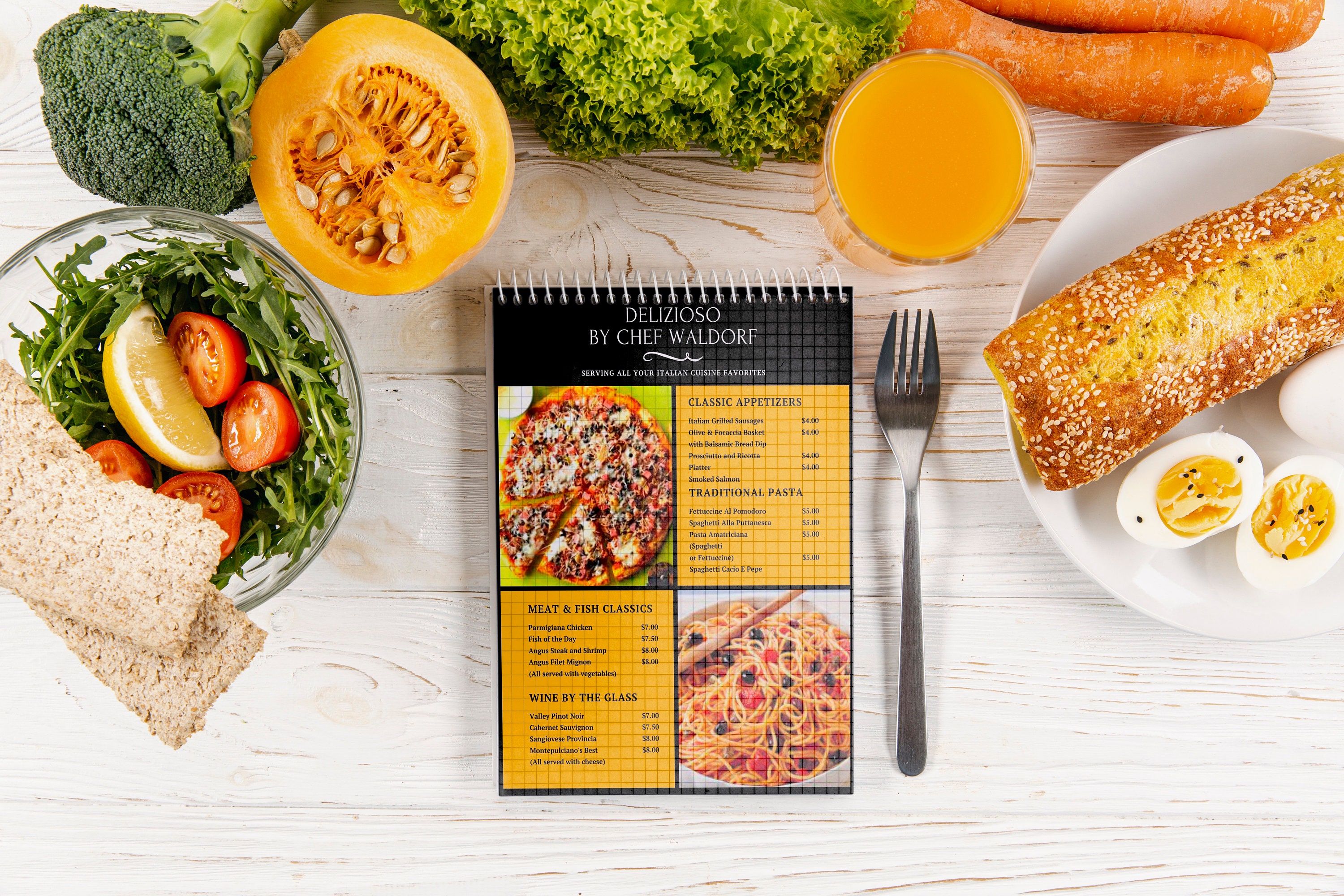 Custom Food Menu Flyer Template |restaurant Menu Template | Canva Food ...