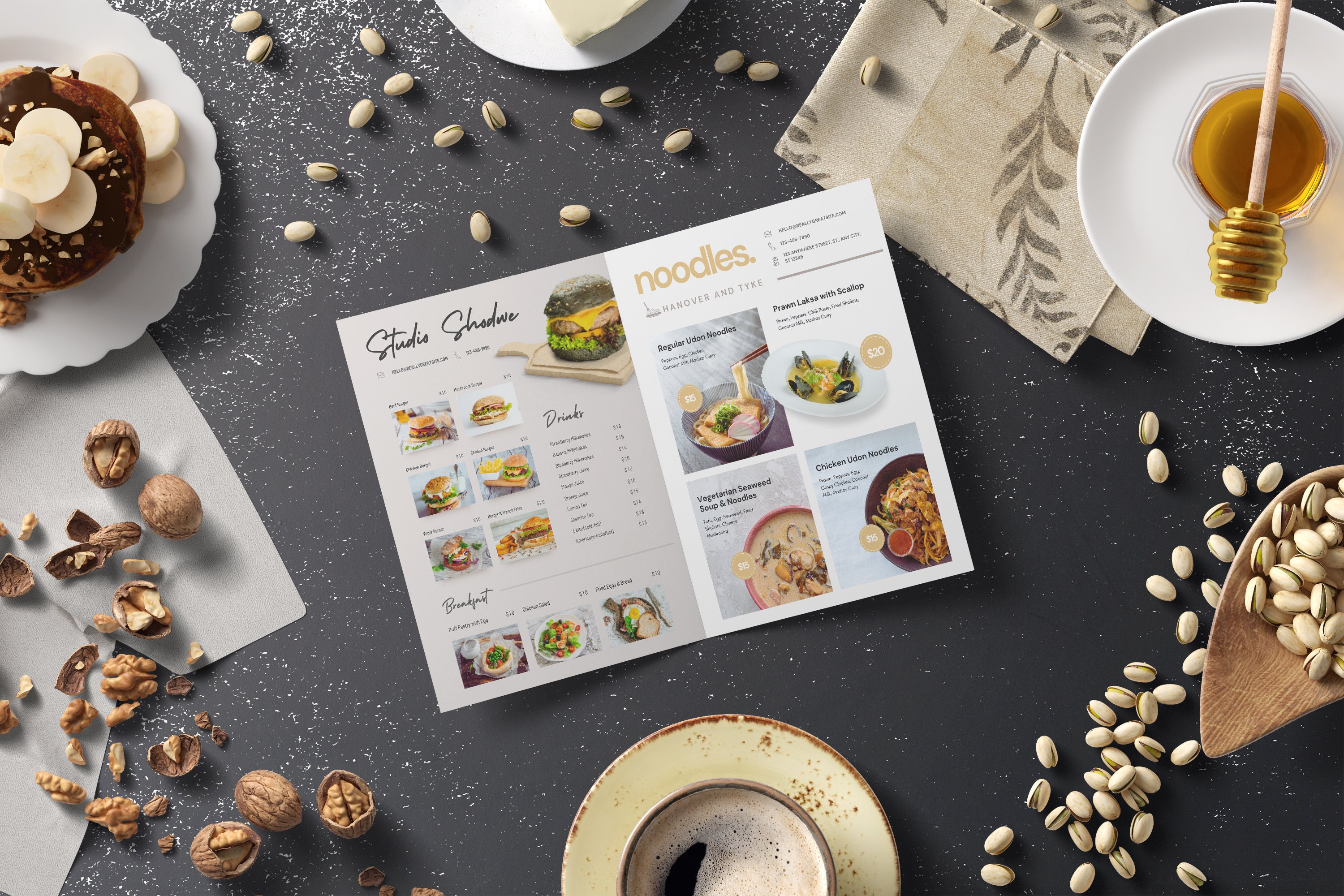 Restaurant Menu, Cafe Food Menu Template, Business Menu Template ...