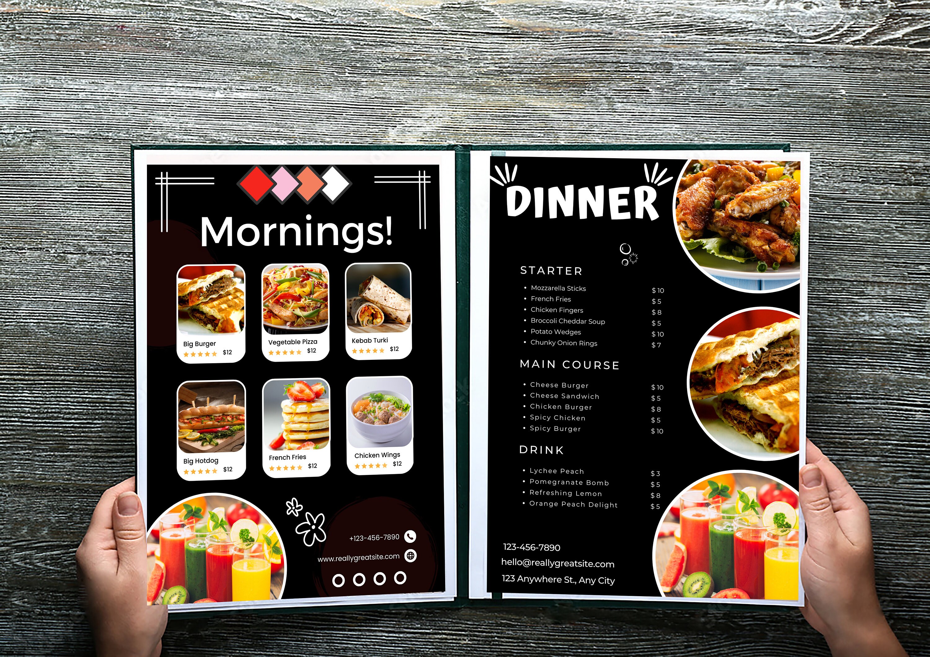 Fast Food Restaurant Menu ,food Menu,restaurant Menu Template,editable ...