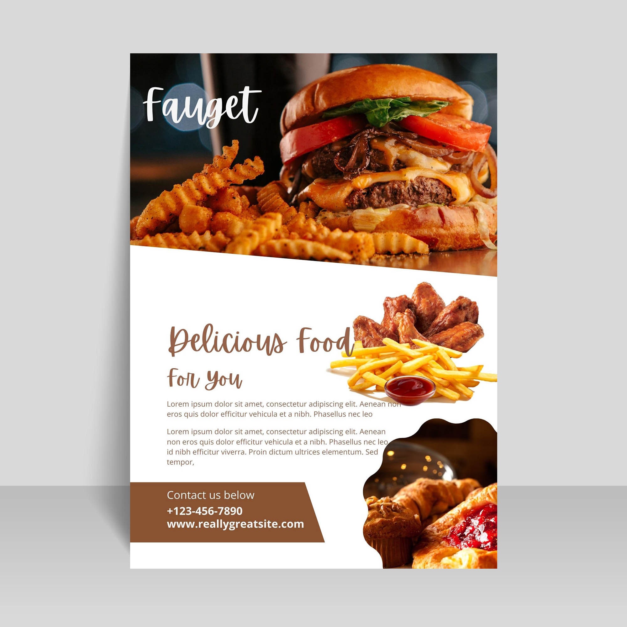 Food Menu Flyer Template,restaurant Menu,canva Editable Menu, Menu ...