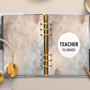 Printable Teacher Planner | Digital Planner Pages | Lesson Planner ...