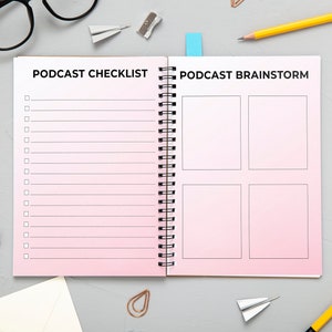 Podcast Planner Editable,interview Planner,podcast Tracker,podcast ...