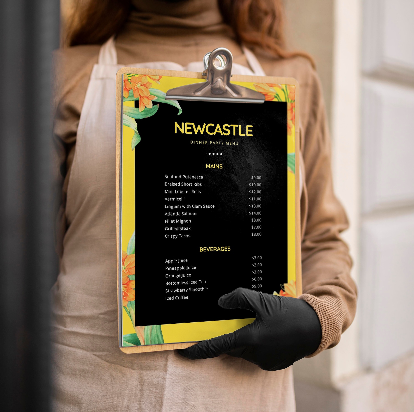 Restaurant Custom Menu Template , Canva Editable Menu Template, Food ...