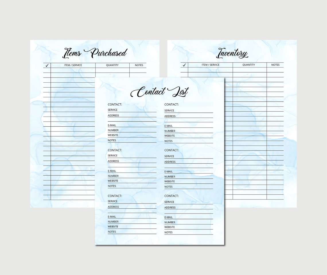 Event Planner Printable, Party Planner, Event Organizer,event Schedule ...