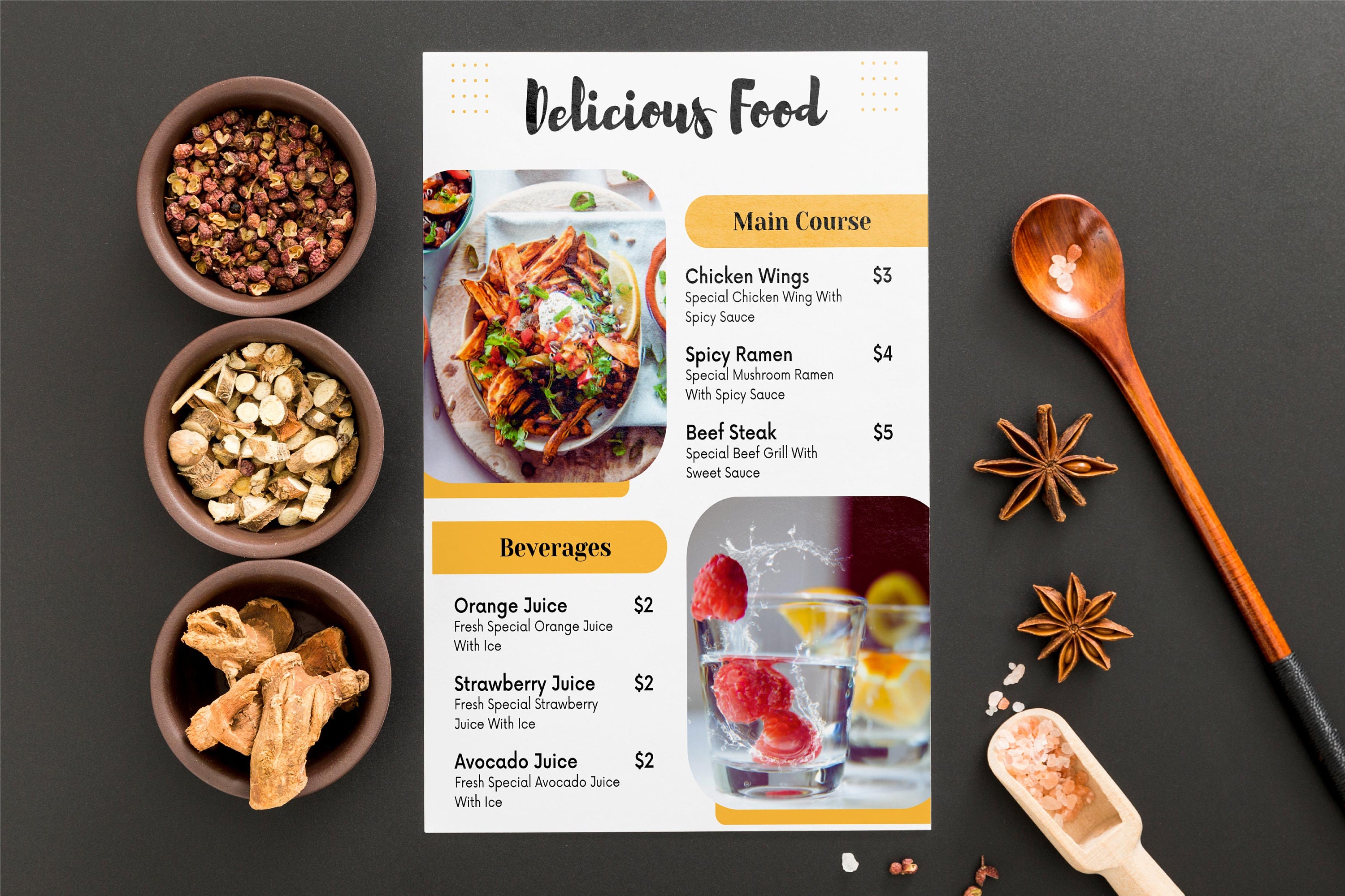 Restaurant Menu, Cafe Food Menu Template, Business Menu Template ...