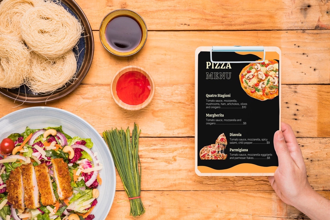 Custom Food Menu Flyer Template |restaurant Menu Template | Canva Food ...