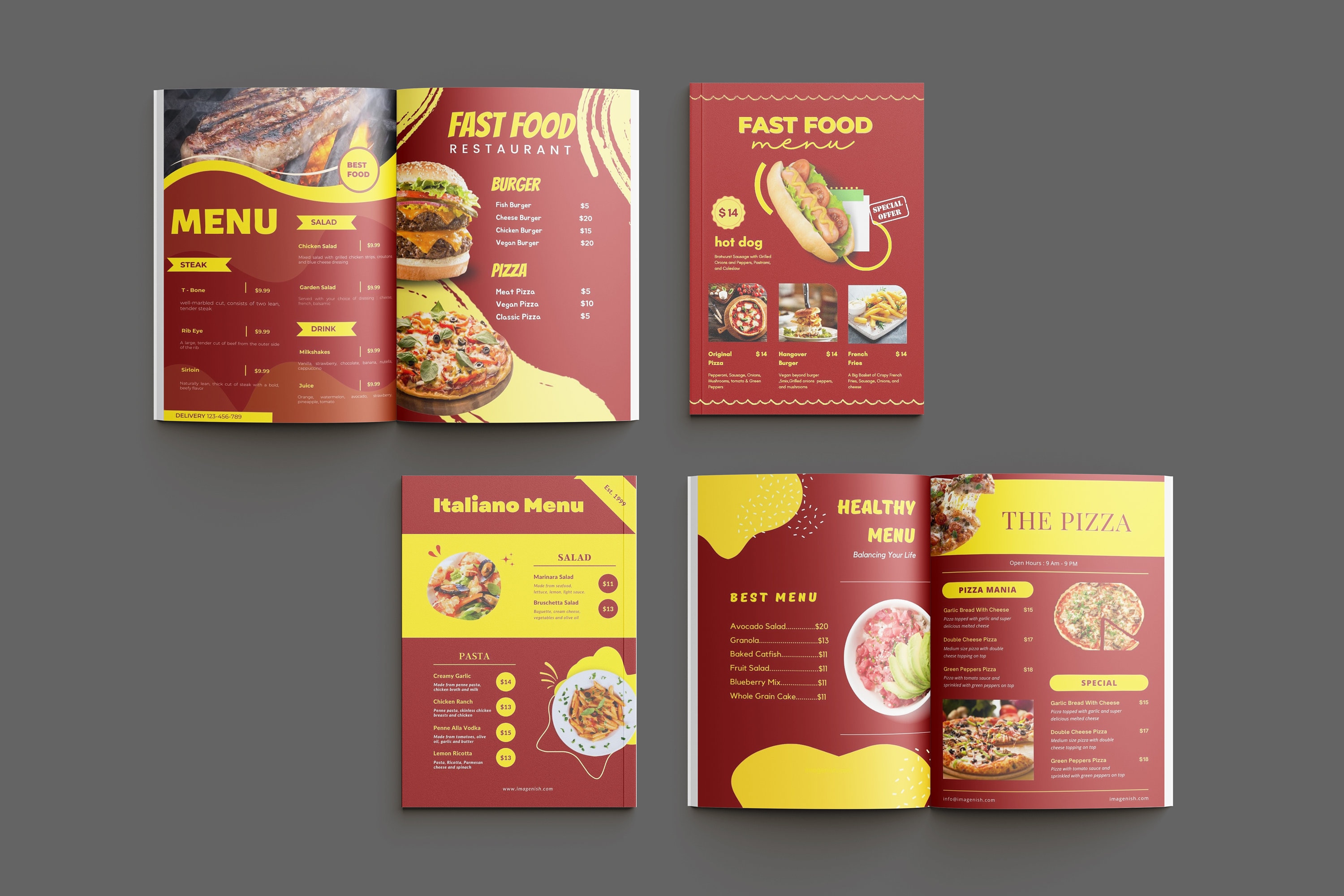 Restaurant Food Menu Canva Food Menu Templates Printable Restaurant ...