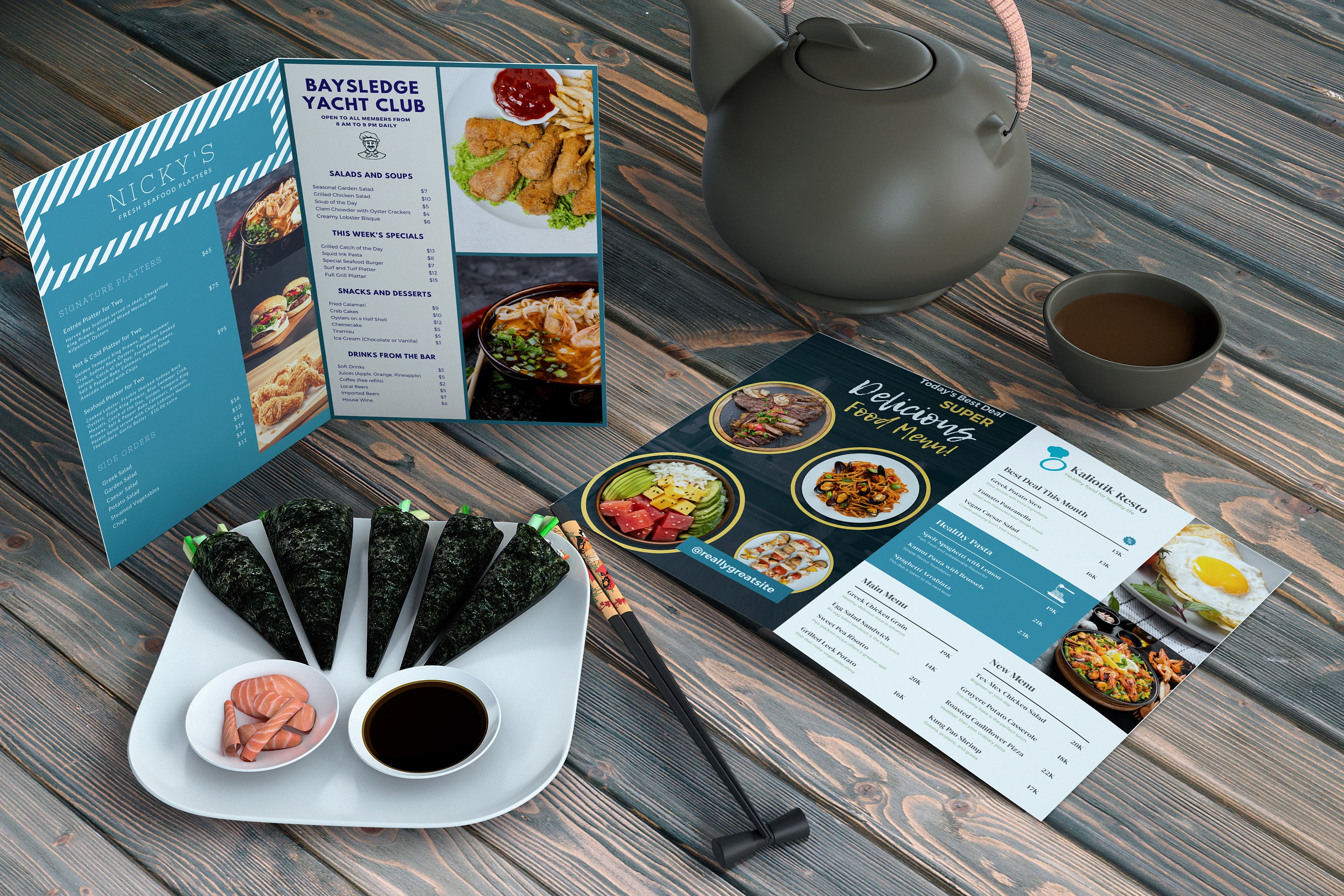 Modern Restaurant Menu Template | Printable Restaurant Menu Template ...