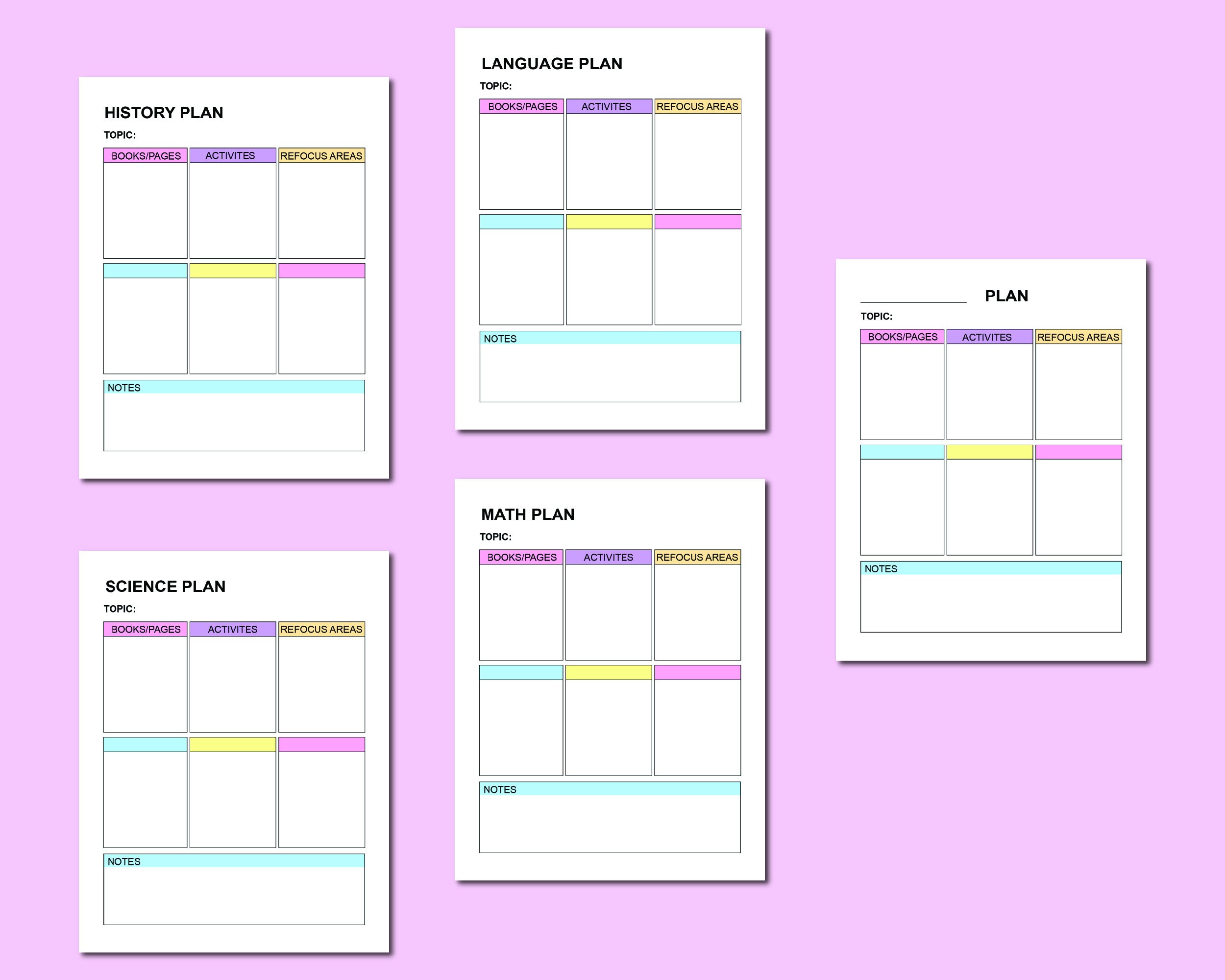 Homeschool Planner,editable Homeschool Planner Printable,homeschool ...