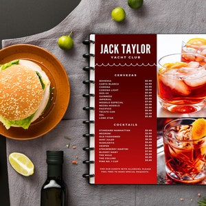 Restaurant Food Menu Template, Fast Food Menu Template, DIY Menu ...