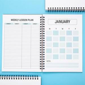 Teacher Planner Printable,lesson Planner,teacher Journal,academic ...