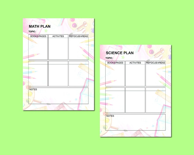 Homeschool Planner Bundle,homeschool Planner Printable,homeschool ...