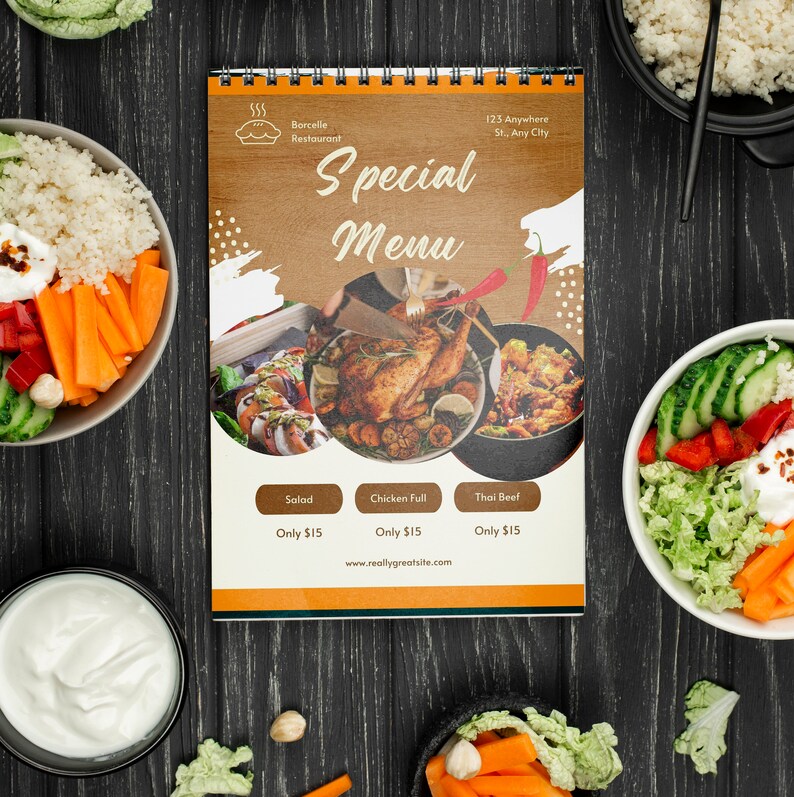 Restaurant Menu,canva Editable Menu, Menu Design, Cafe Menu,trendy Menu ...