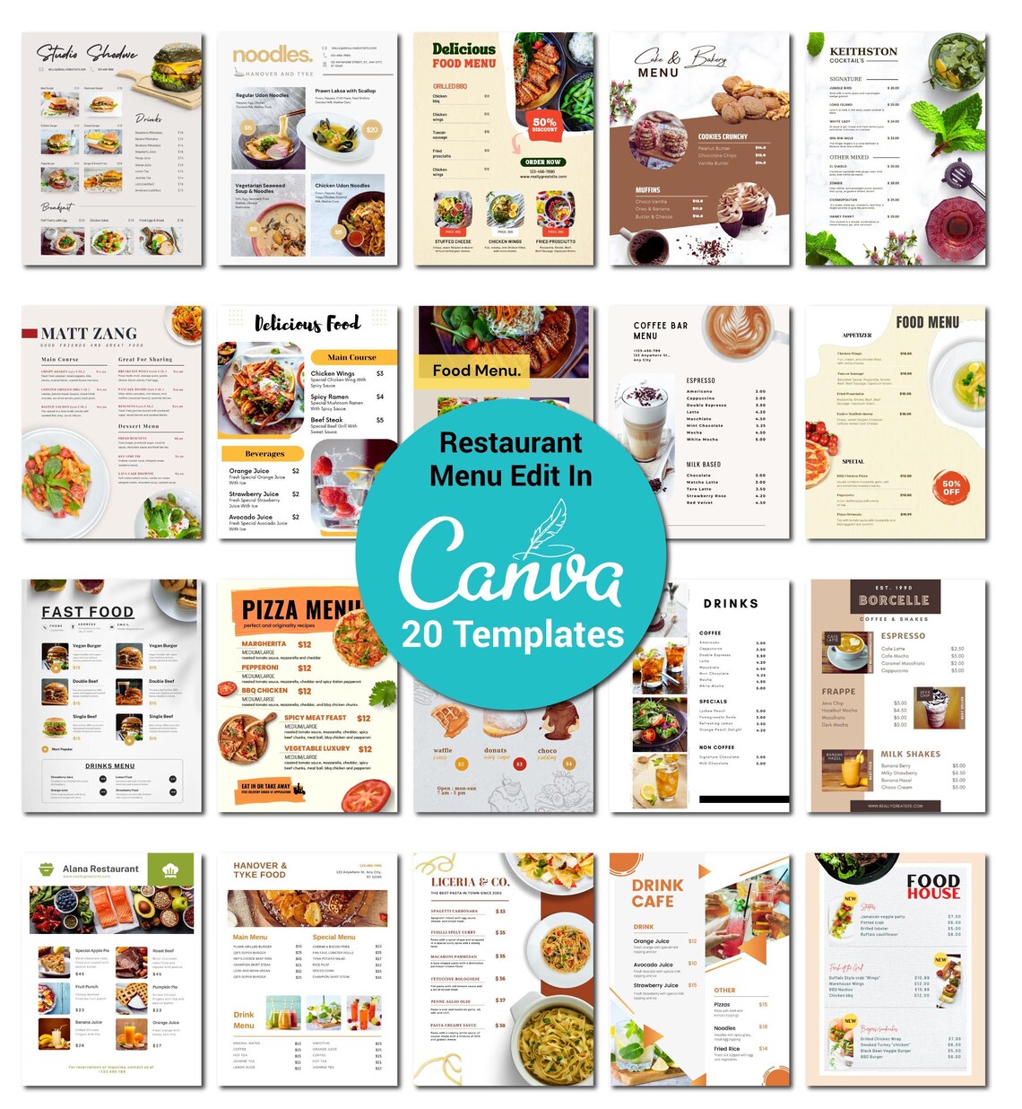 Restaurant Menu, Cafe Food Menu Template, Business Menu Template ...