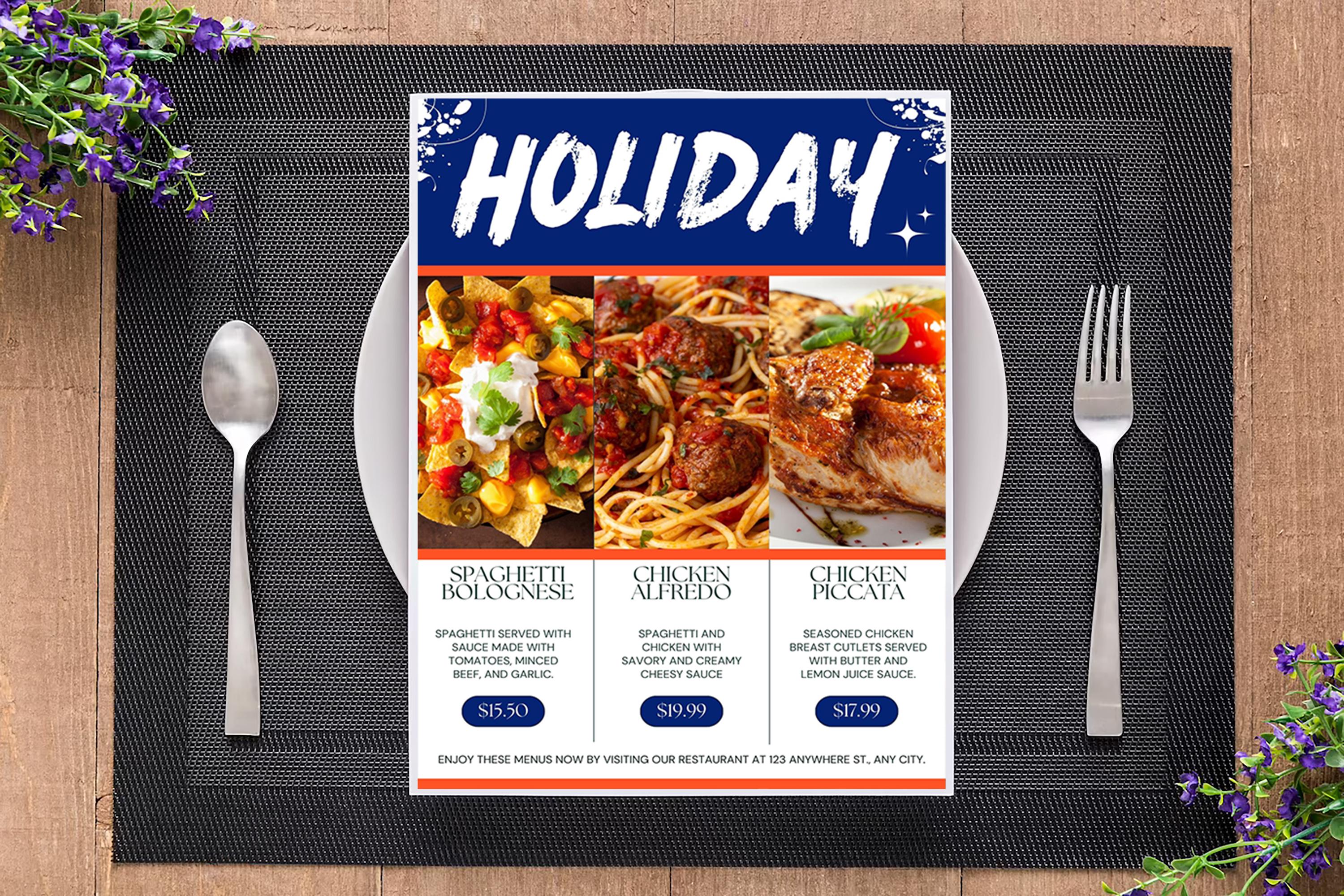 Morden Menu,food Menu,cafe Menu,restaurant Menu Template,custom Menu ...