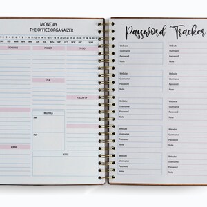 Office Work Planner,office Organizer Printables,work Schedule Checklist ...
