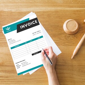 Editable Invoice Template , Modern Invoice ,minimalist Invoice,order ...