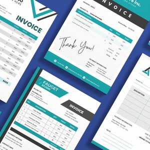 Editable Invoice Template , Modern Invoice ,minimalist Invoice,order ...
