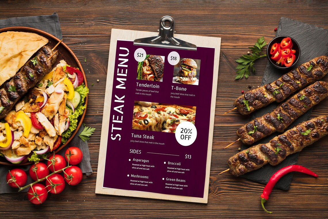 Food Menu Template,cafe Menu Design, Restaurant Food Menu Printable ...