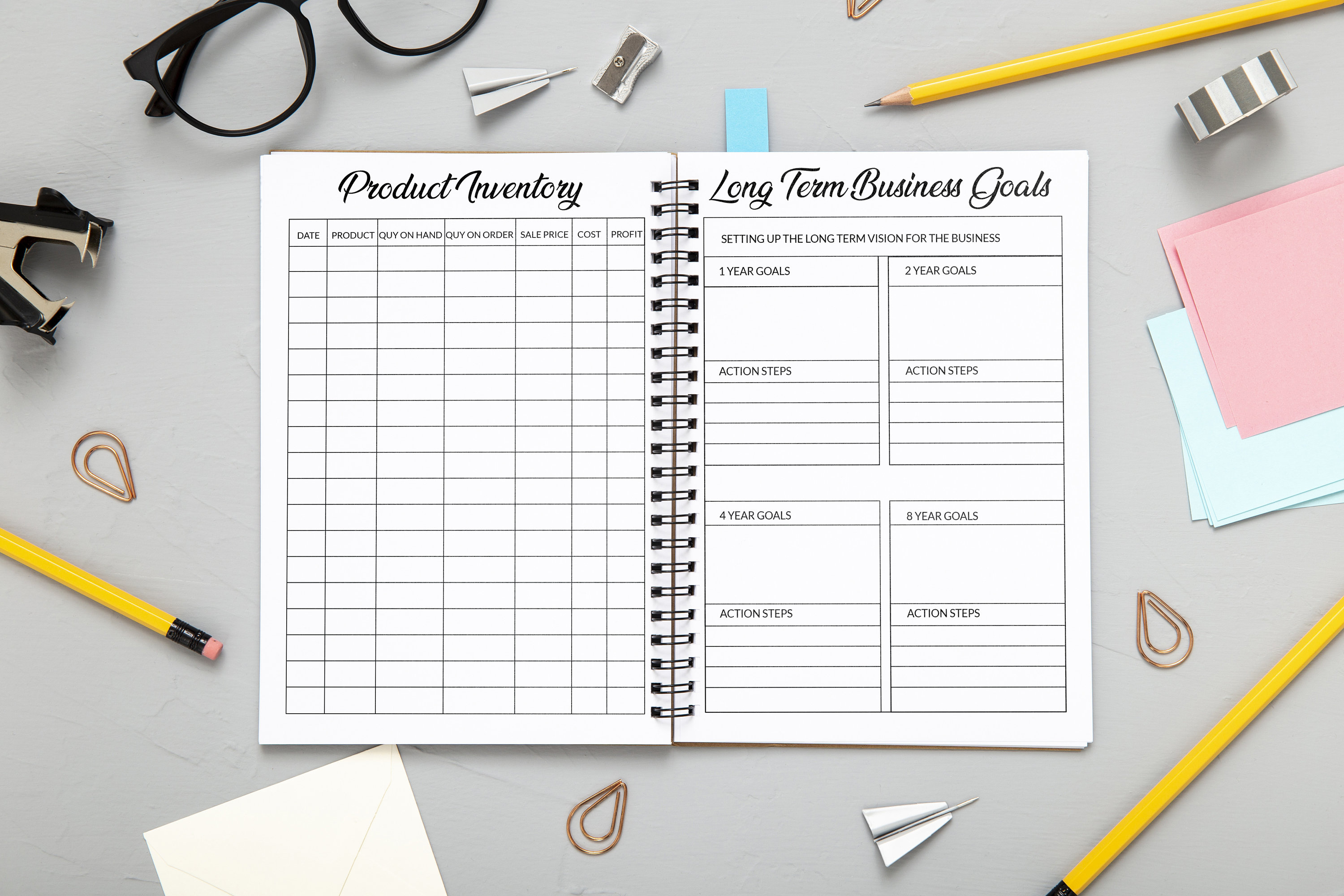 Business Organizer, Business Planner Printable, Small Business Plan ...