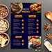 Digital Restaurant Menu Flyer Template,food Menu Template, Cafe Menu ...