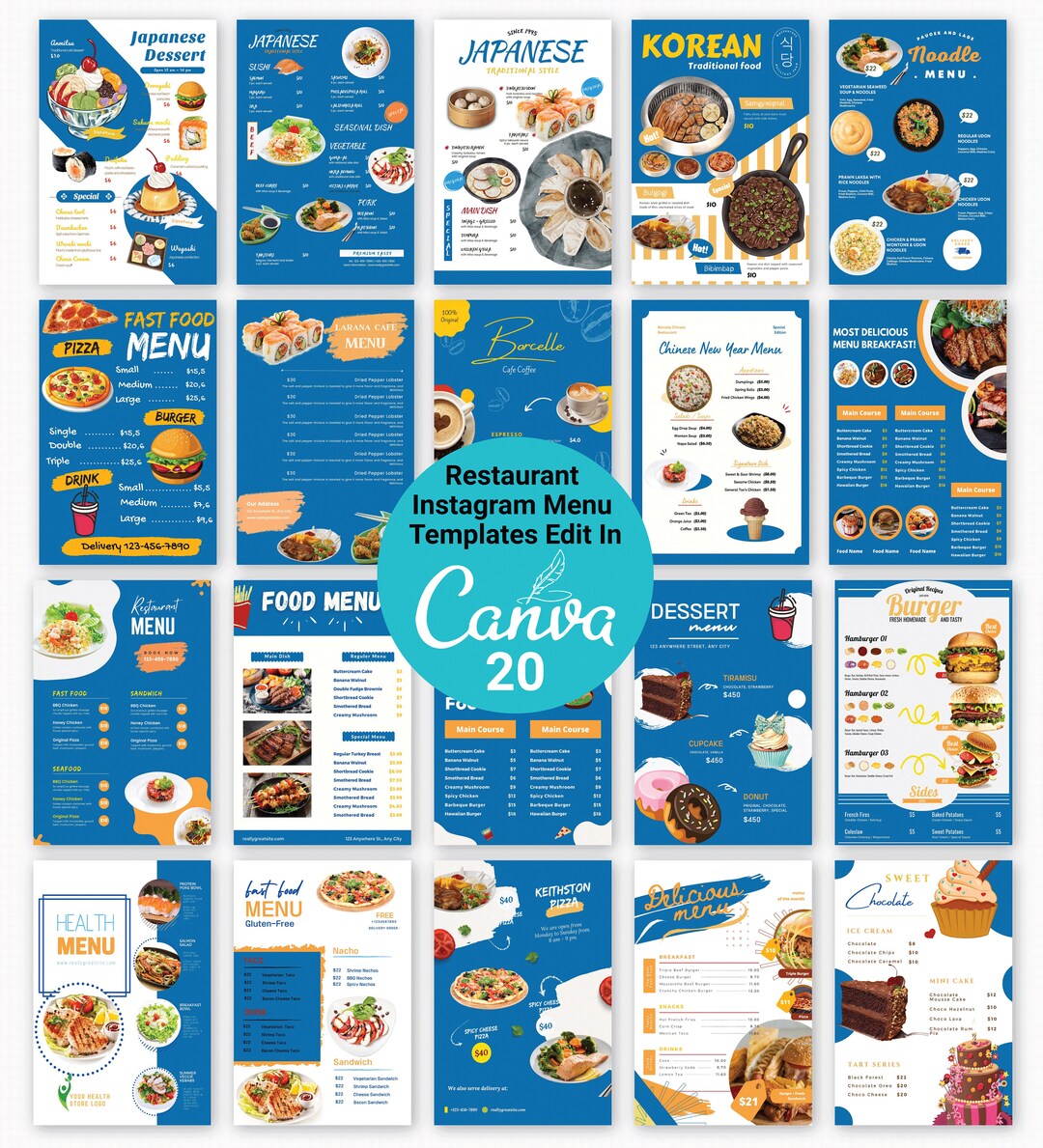 Editable Menu Template ,bar Menu Template, Cafe Menu Design, Restaurant ...