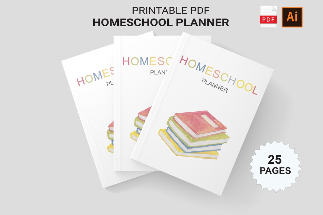Homeschool Planner Editable, Homeschool Planner Printable, Lesson ...